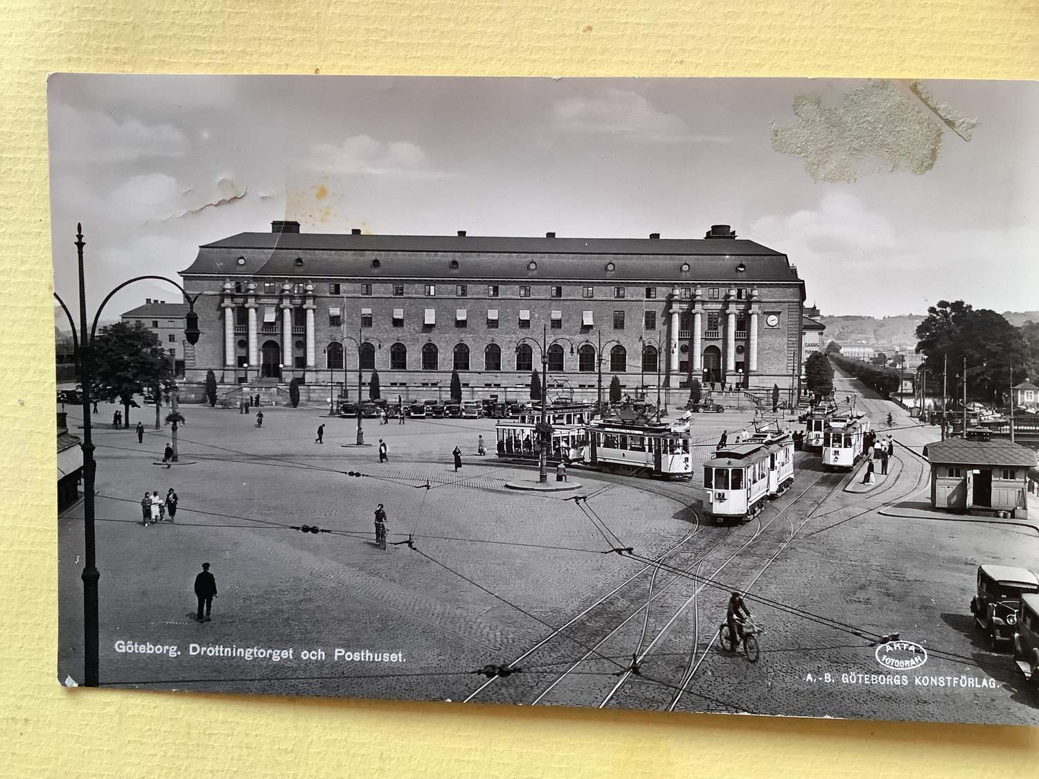Kort Göteborg Drottningtorget Posthuset gamla f.. | Köp på Tradera ...