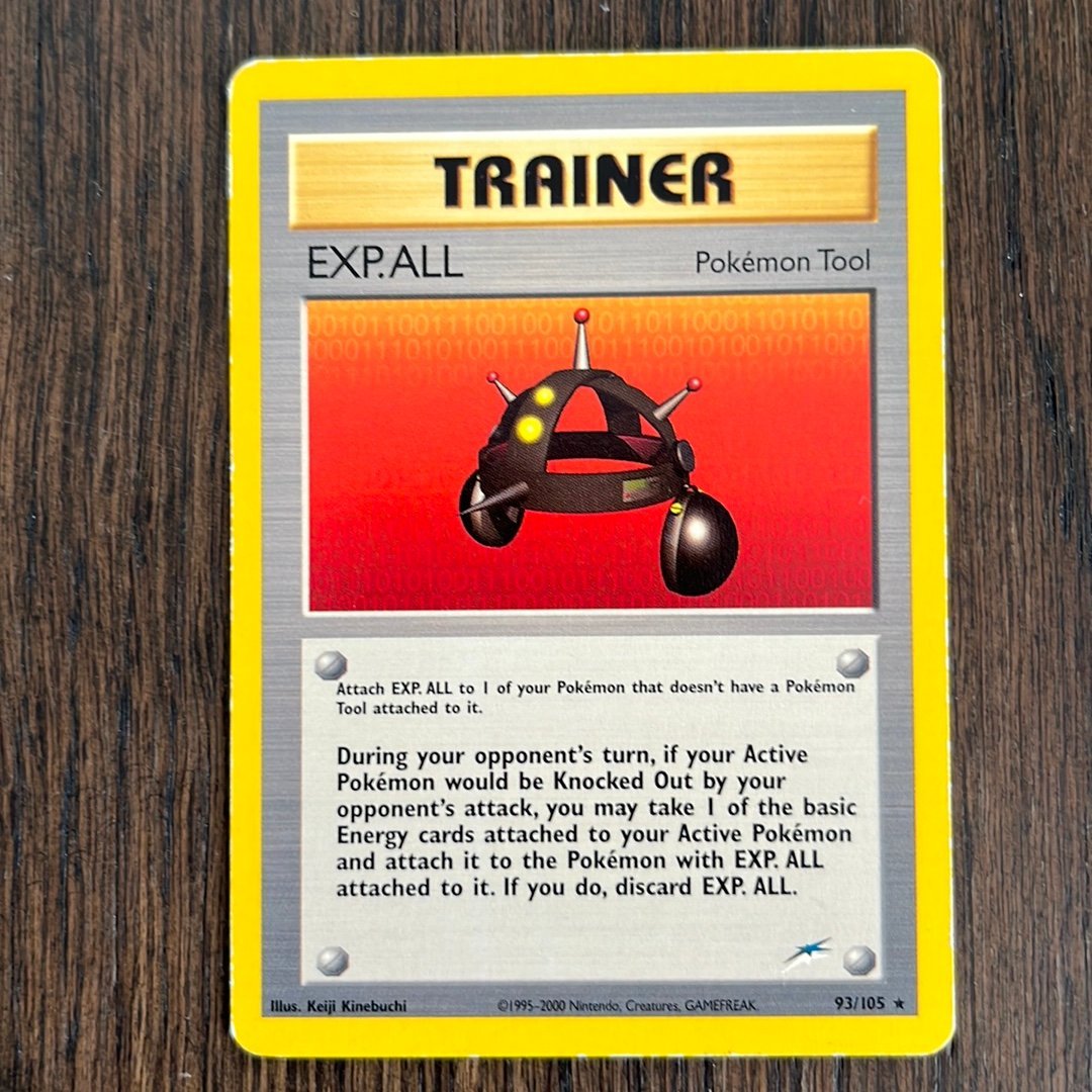 Pokémon EXP.ALL Trainer Kort | Köp på Tradera (698023805)