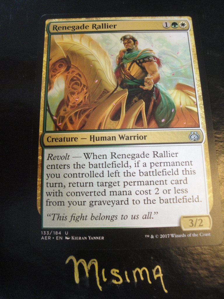 RENEGADE RALLIER - Aether Revolt - Multi Creatu.. | Köp på Tradera ...