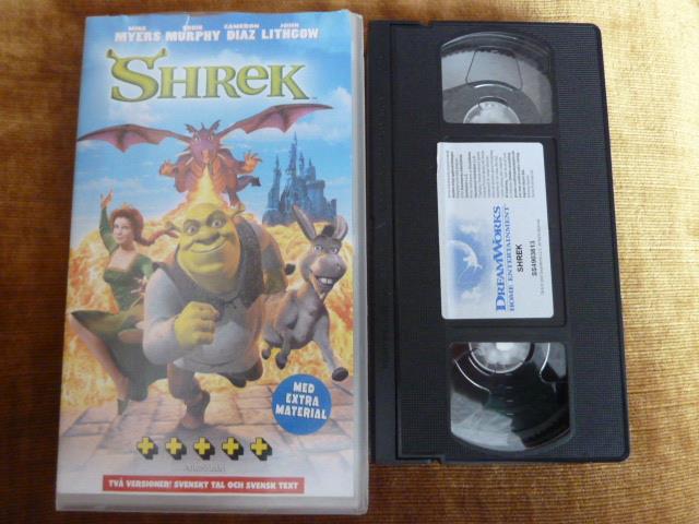 SHREK, VHS, FILM (250471259) ᐈ keepeer14488 på Tradera
