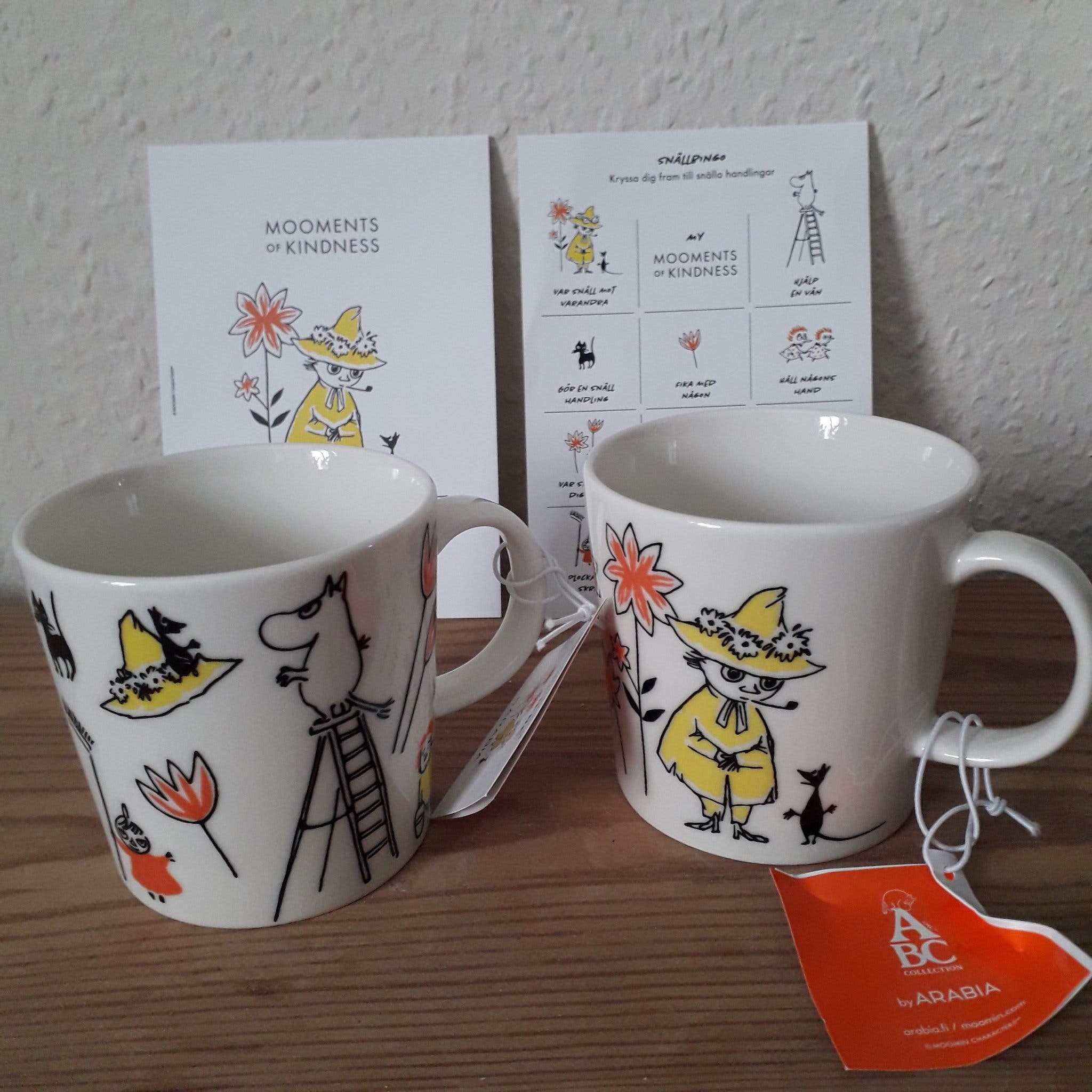 Muminmuggar ABC collection nya med etiketter | Köp på Tradera (719531915)