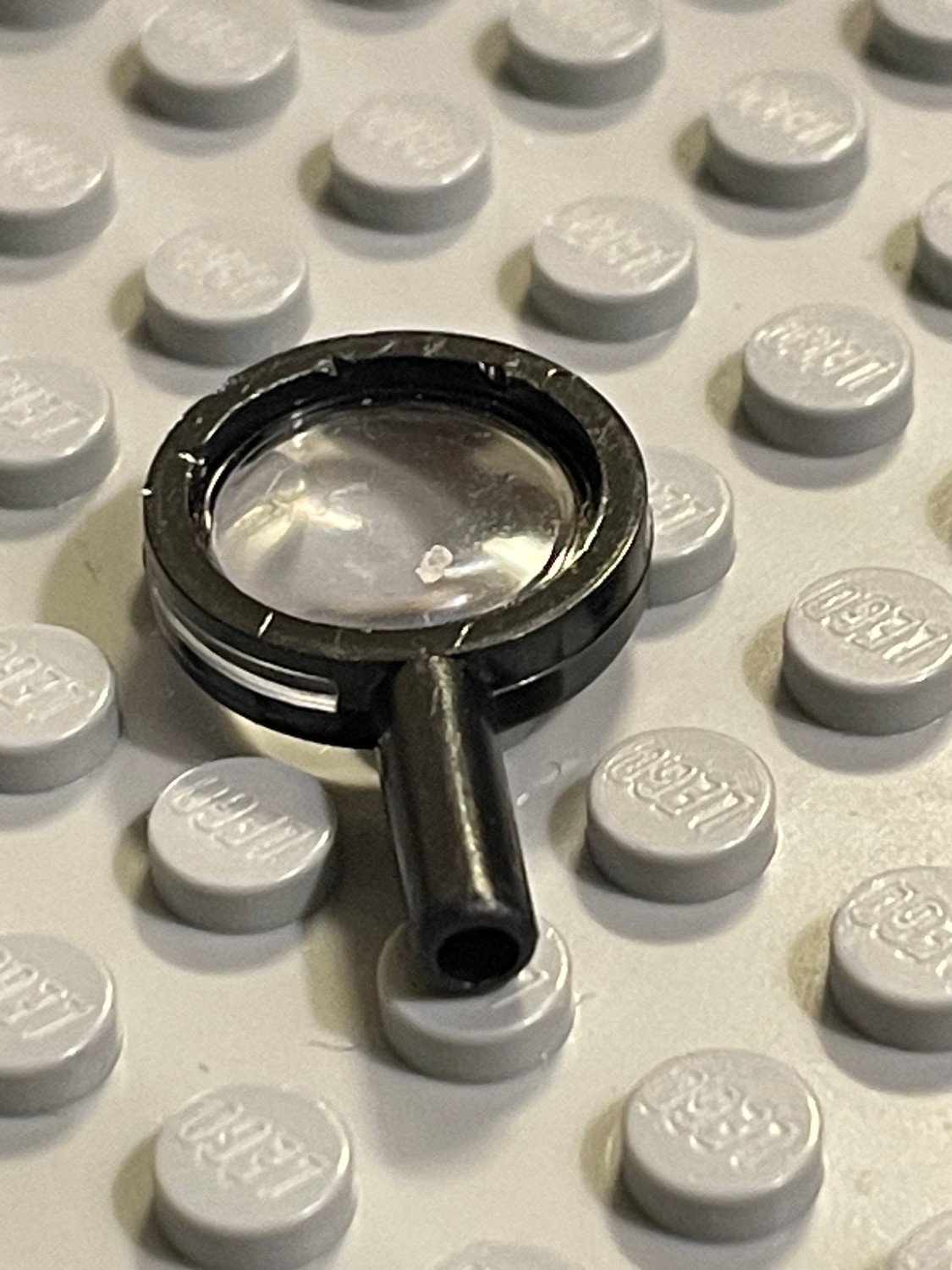 Black Minifigure, Utensil Magnifying Glass Thin.. | Köp på Tradera ...