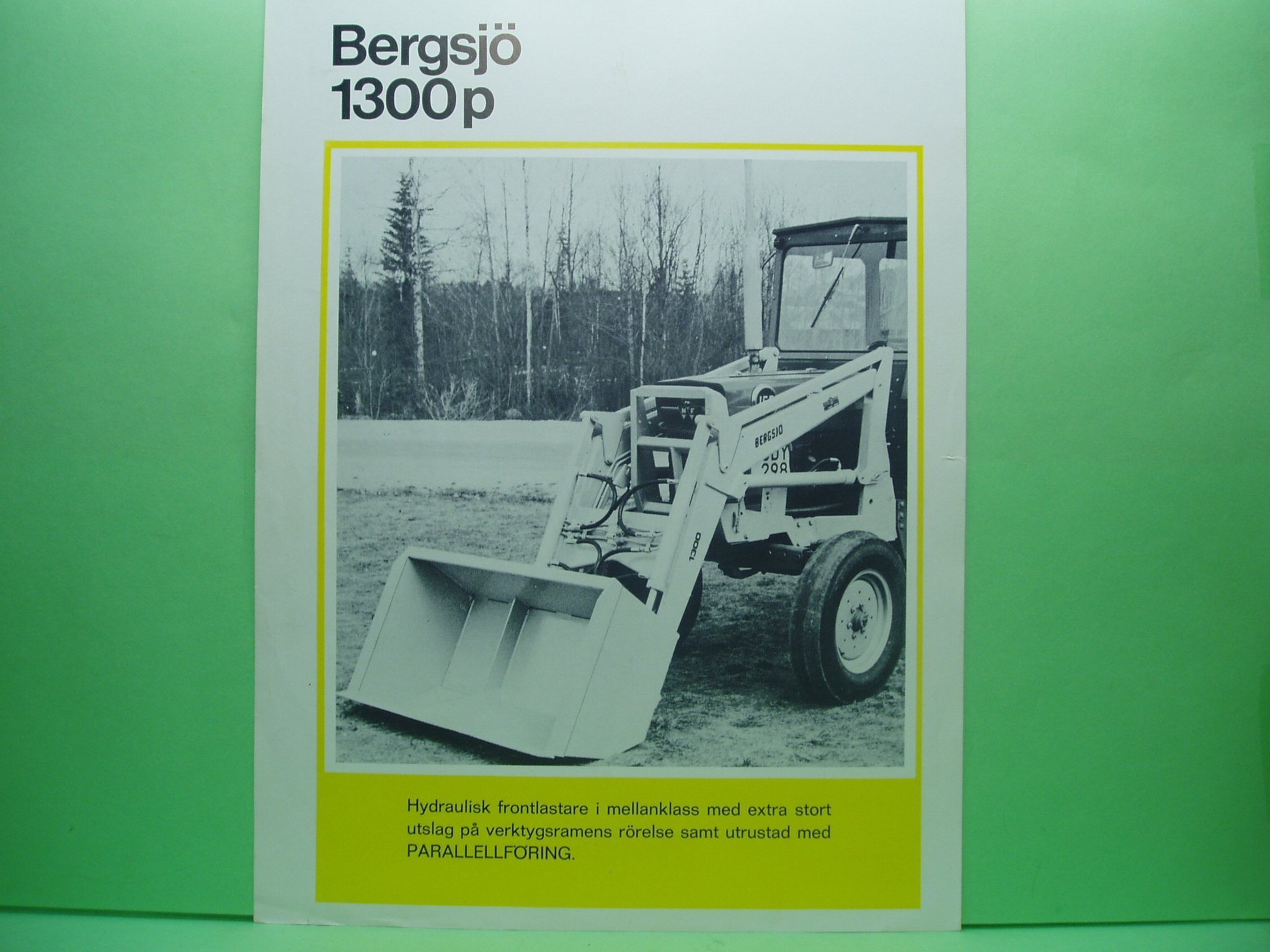 Se produkter som liknar Spec.blad Bergsjö 1300p front.. på Tradera ...