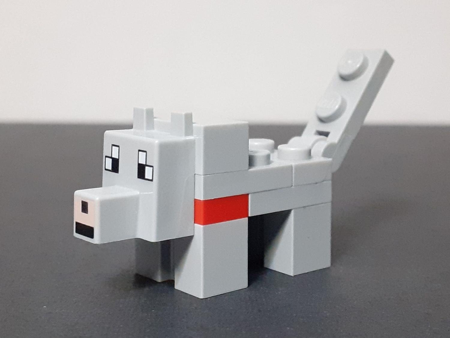 Lego Minecraft Djur Wolf Hund dog figur varg an.. | Köp på Tradera ...