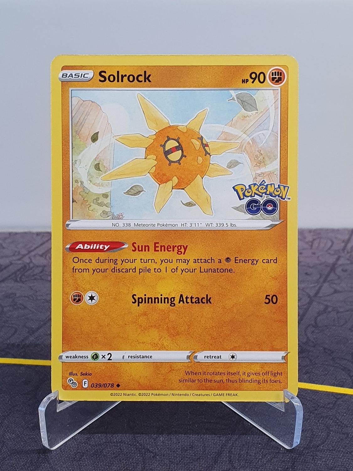 SOLROCK 039/078 - Pokémon GO - Pokémon Kort | Köp på Tradera (550716518)