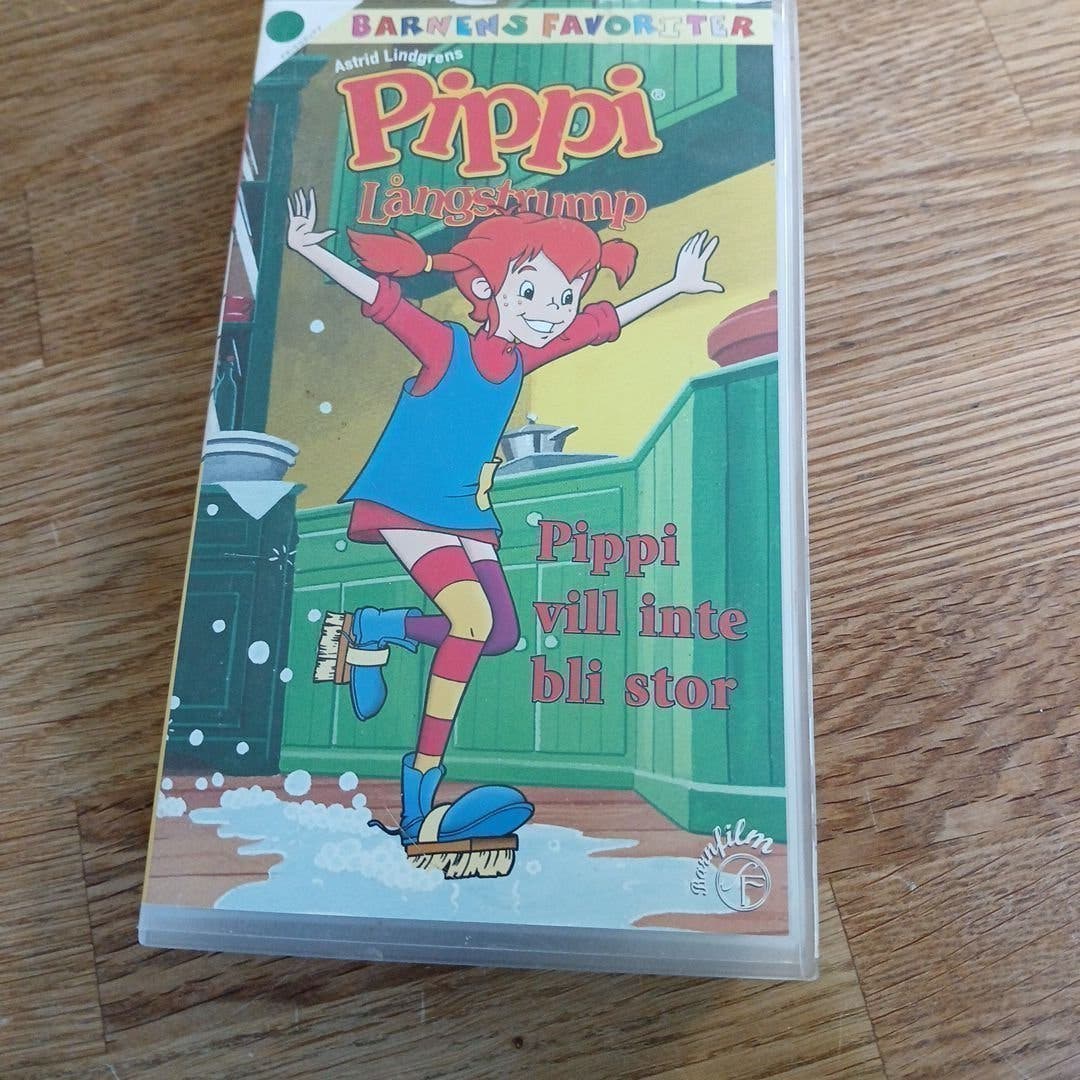 Pippi Långstrump - Pippi vill inte bli stor - VHS | Köp på Tradera ...