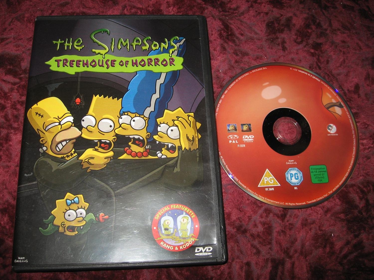 The Simpsons Treehouse Of Horror Dvd
