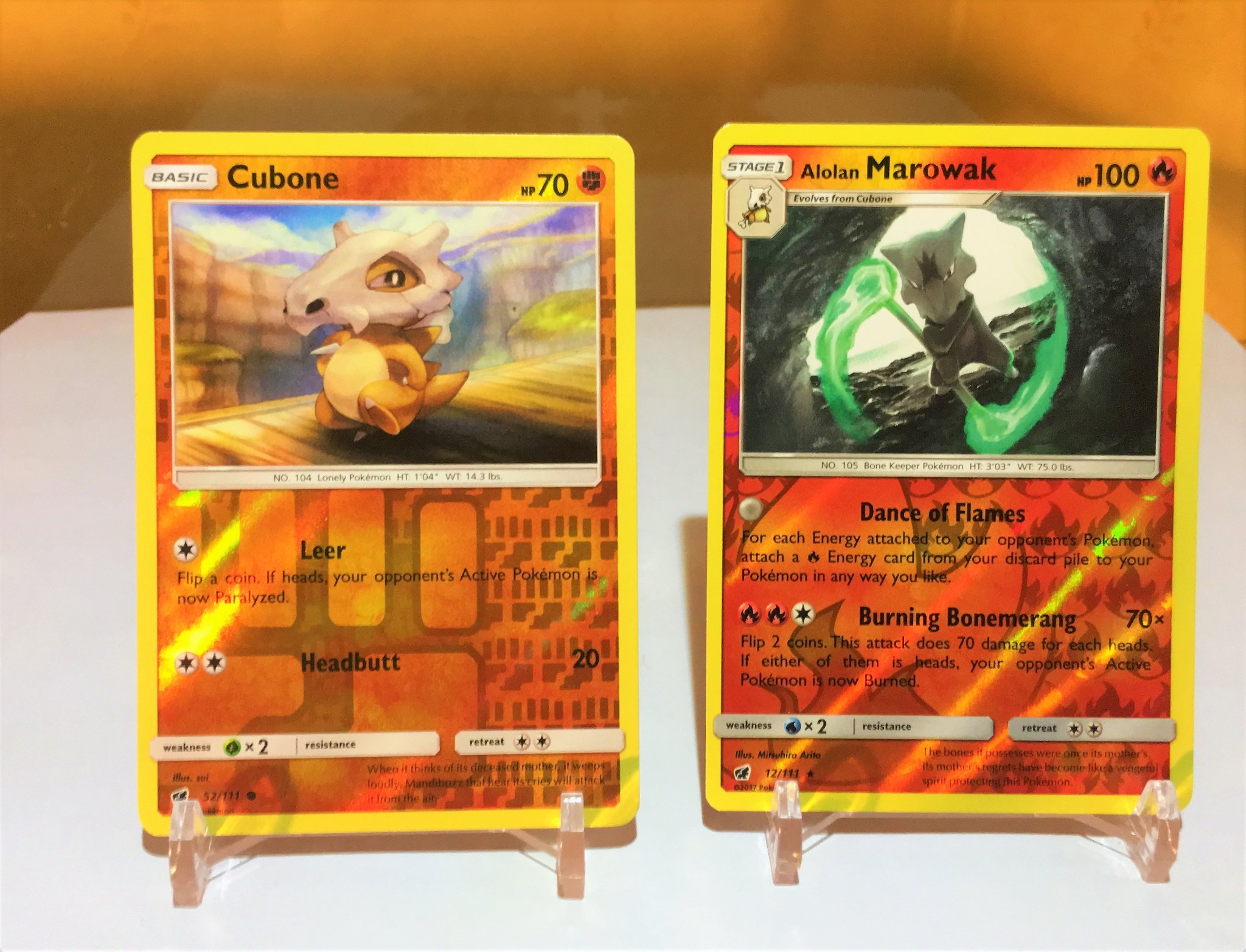 [Pokemonkort - ALOLAN MAROWAK & CUBONE REVERSE .. (363861049) ᐈ Köp på ...