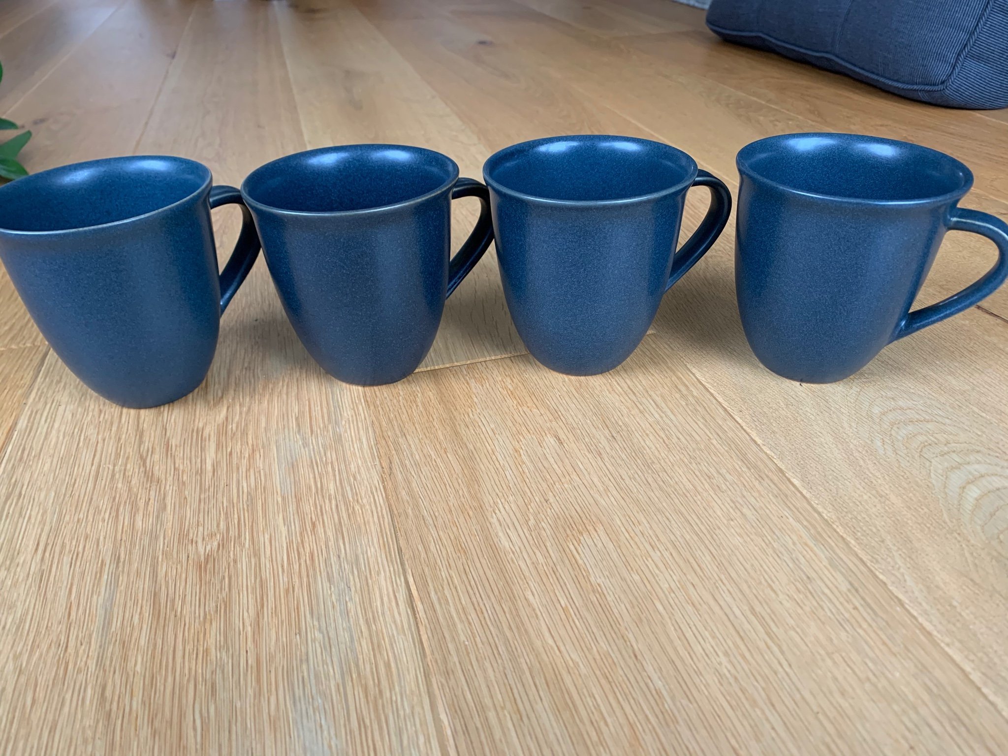 4 st jumbo muggar vossblå Höganäs Hellgren mugg tekopp kaffekopp | Barnebys