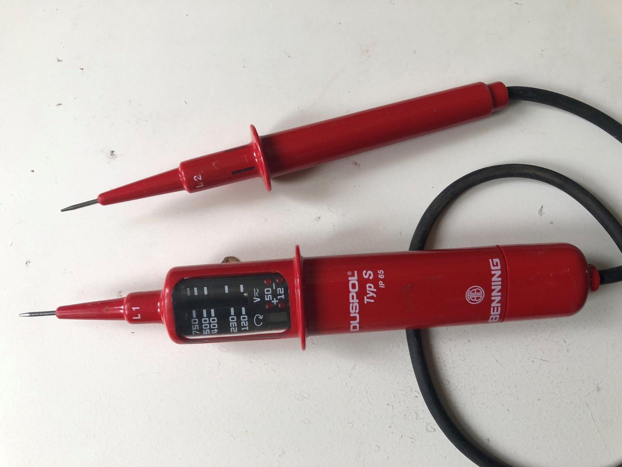 Spänningsprovare Benning Duspol Typ S IP65