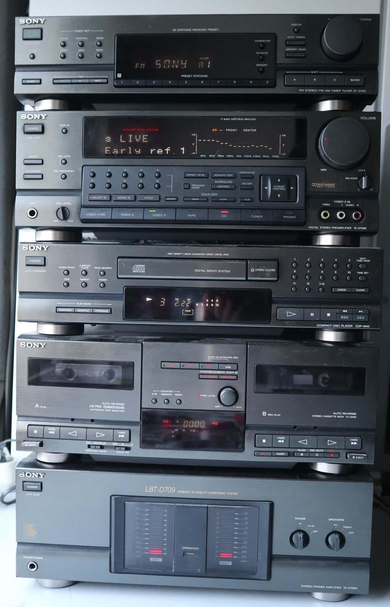 SONY LBT D709 Legendarisk Hi-Fi Stereo System S.. | Köp på Tradera ...