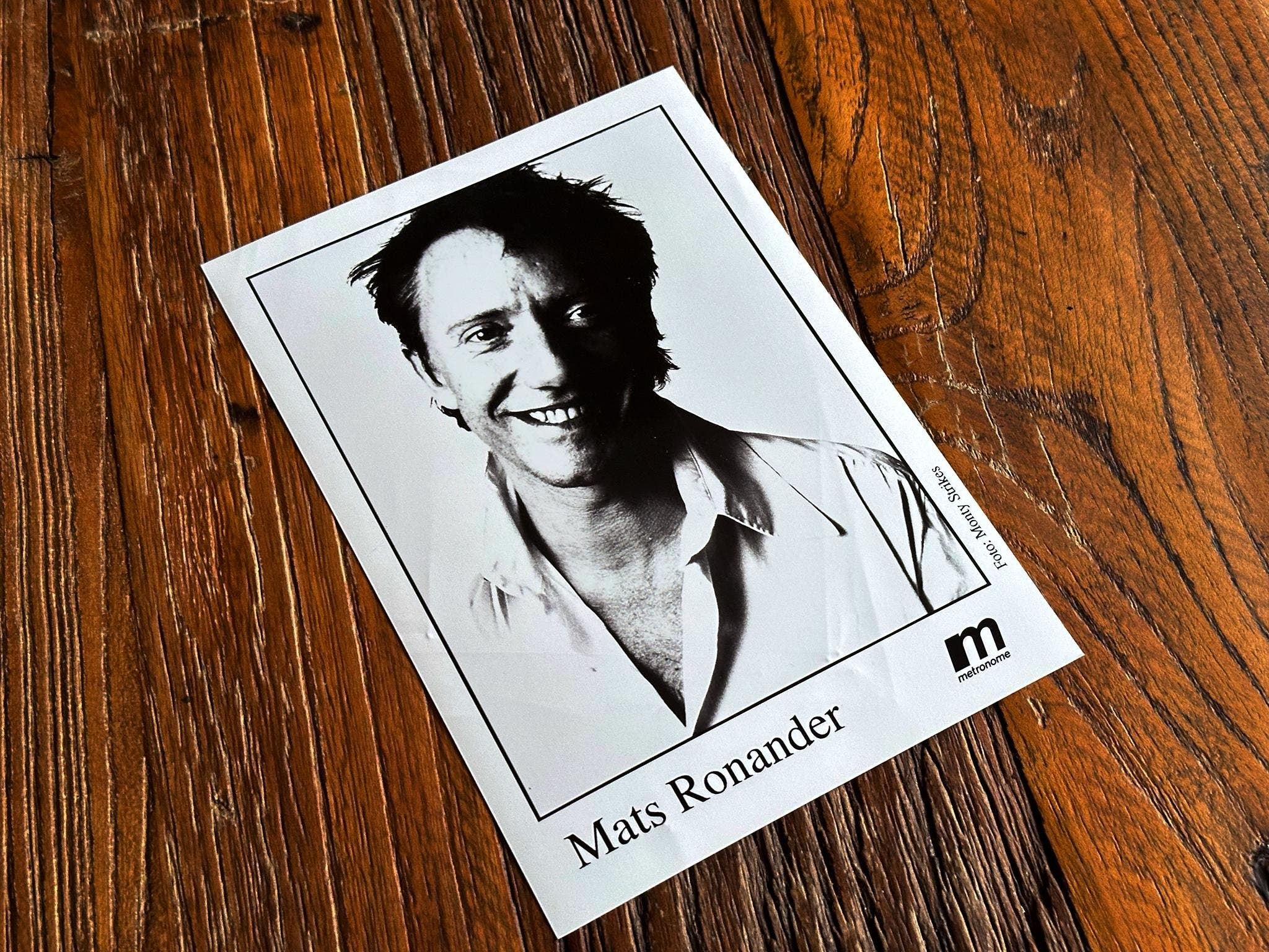 Mats Ronander – pressbild / promotionbild – Nat.. | Köp på Tradera ...