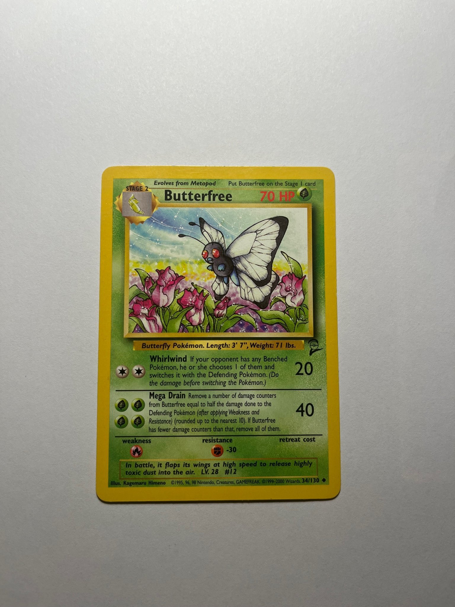 Se produkter som liknar Butterfree 34/130 Base Set 2 .. på Tradera ...
