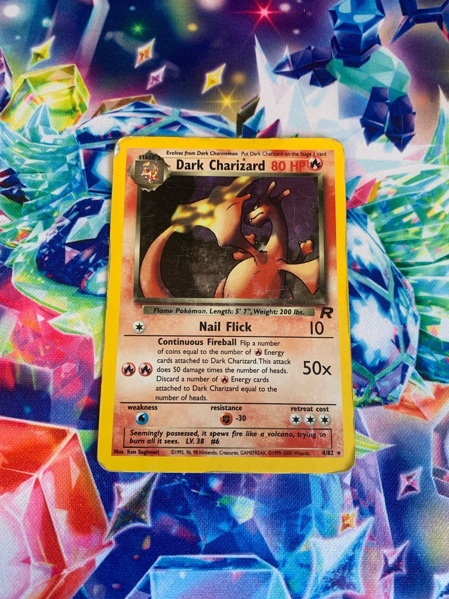 Holo Dark Charizard #4 Pokemon Te.. | Köp från GZCards1 på Tradera ...