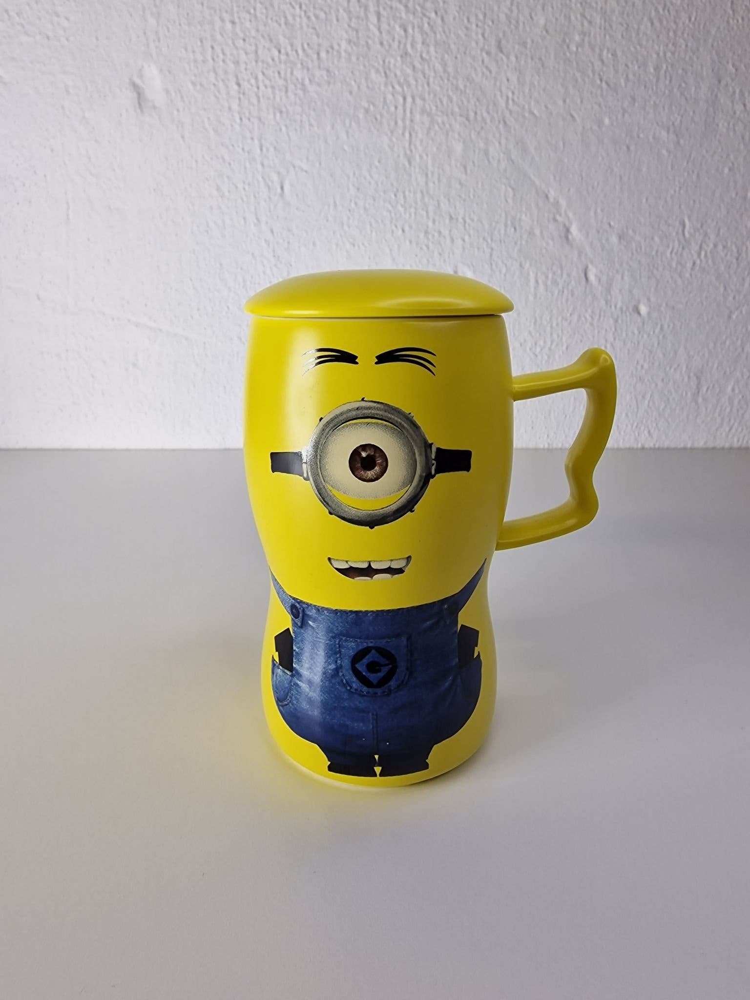 Minion-mugg med lock | Köp på Tradera (703733833)