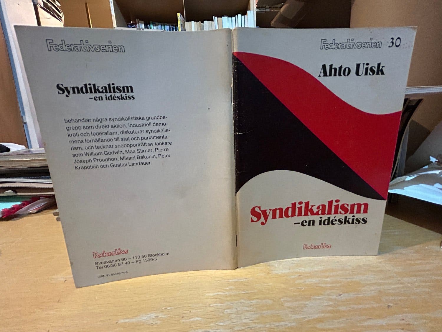 Syndikalism en ideskiss Ahto U.. | Köp från Vinylcomics på Tradera ...
