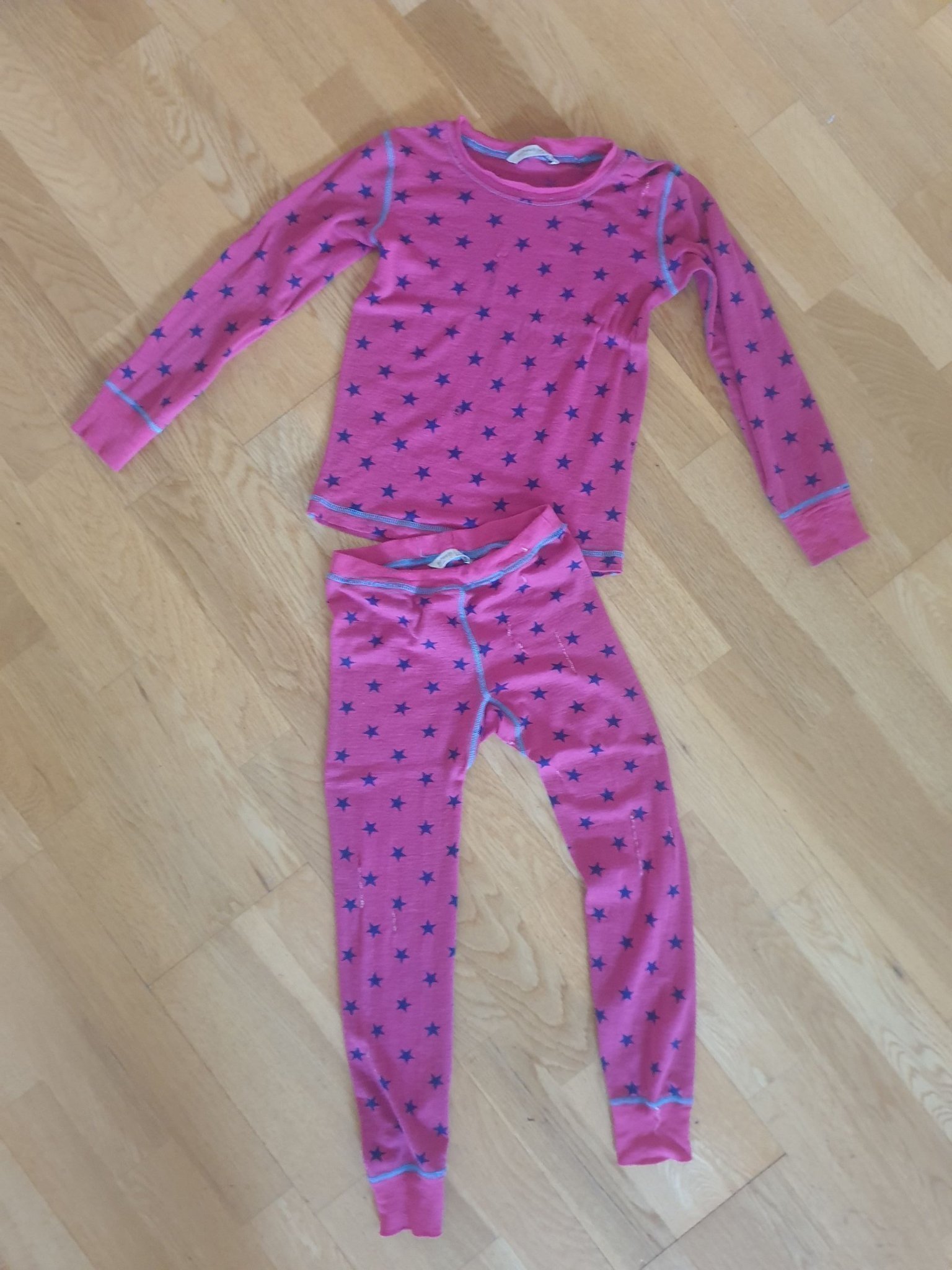 Rosa underställ i ull, storlek 110-116 | Köp på Tradera (708355529)