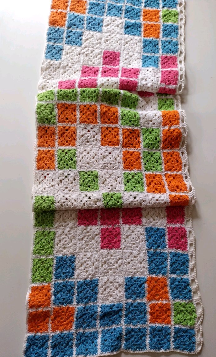 Se produkter som liknar RETRO VIRKAD FILT MORMORSRUTO.. på Tradera ...