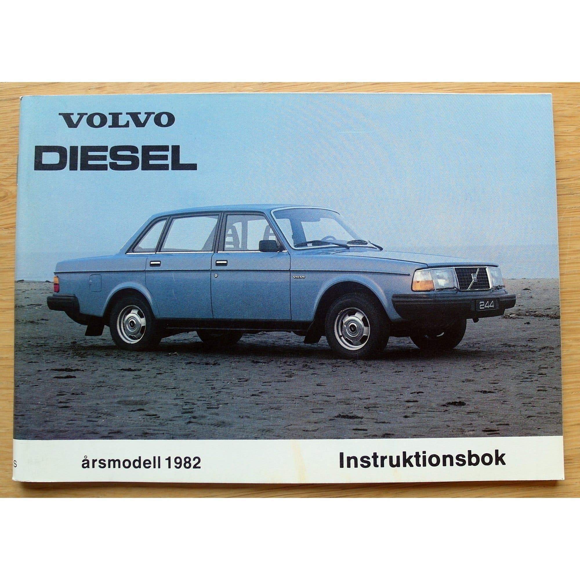 Instruktionsbok Volvo 240 Diesel - 1982 | Köp på Tradera (736533663)