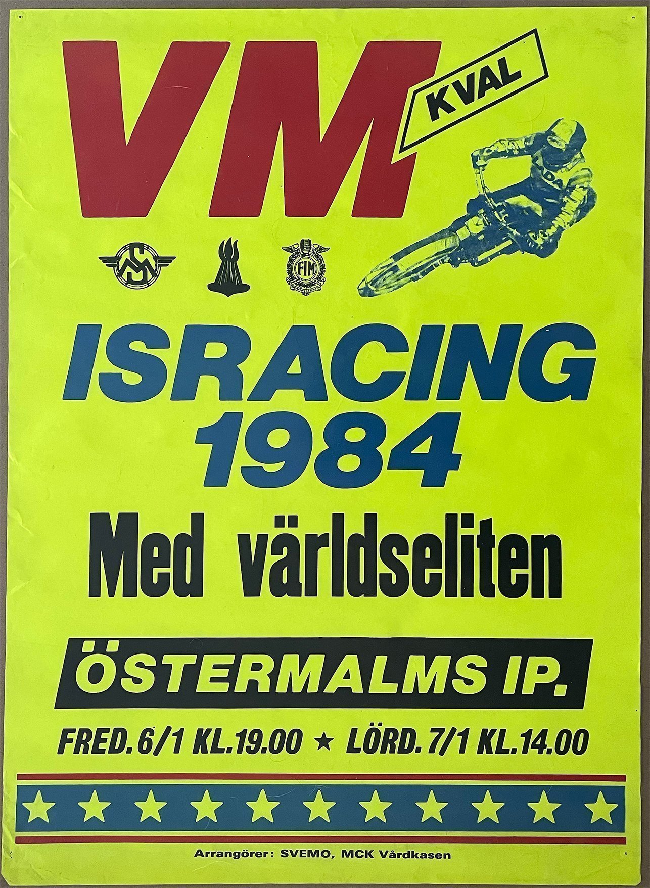 Se produkter som liknar Isracing 1984, Affisch-Poster på Tradera ...