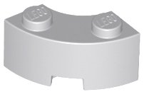 BEGAGNAD Light Bluish Gray Brick, Round Corner .. | Köp på Tradera ...