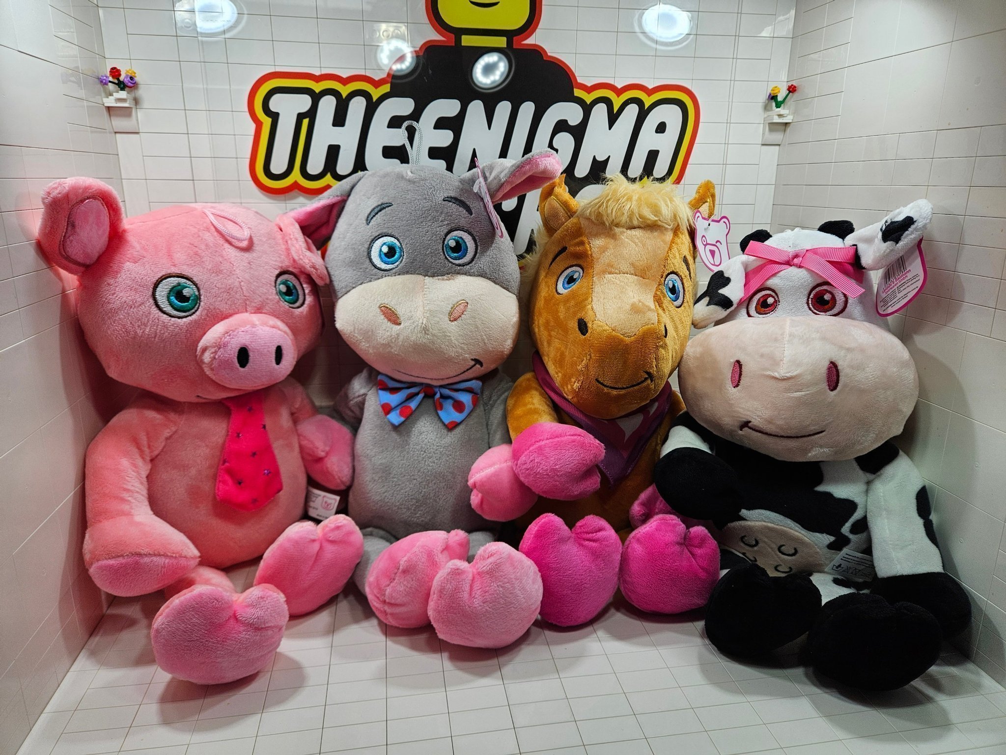 *NYTT* Gosedjur ~30cm | 4st | Häst Ko Åsna Gris.. | Köp på Tradera ...