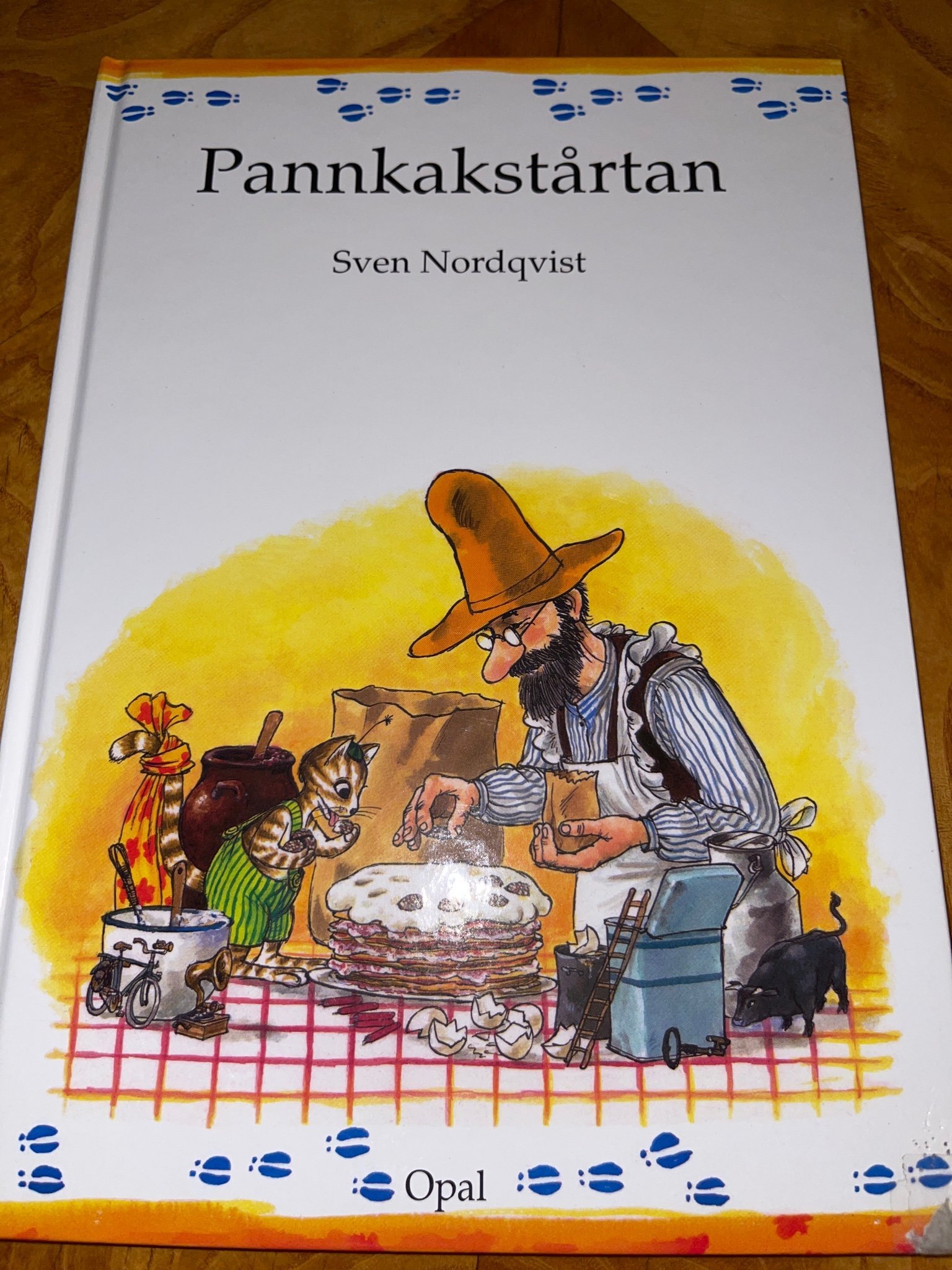 Pettson och Findus bok. Pannkakstårtan. Klassiker. Sven Nordqvist.