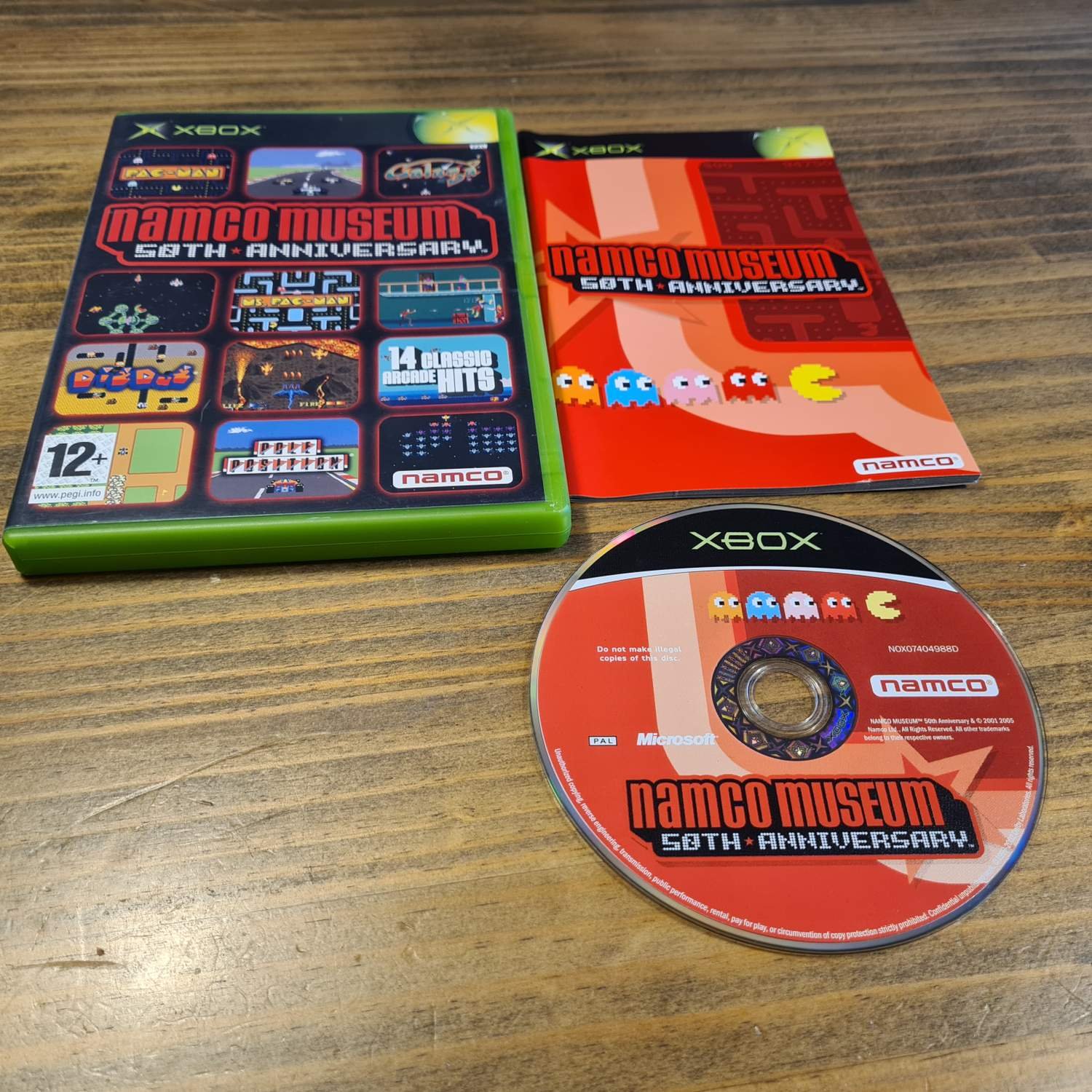 NAMCO MUSEUM 50 TH ANNIVERSARY XBOX CLASSIC BEG | Köp på Tradera ...