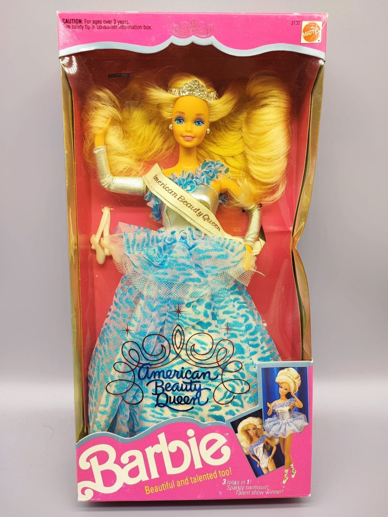 Barbie American Beauty Queen Vintage - Mattel 1.. | Köp på Tradera ...