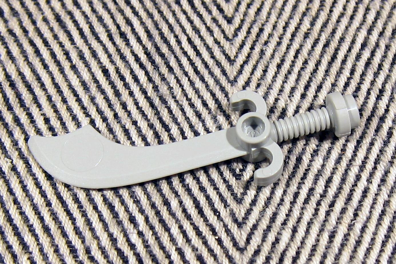 LEGO Svärd grå Weapon Sword Scimitar 43887 | Köp på Tradera (535961396)