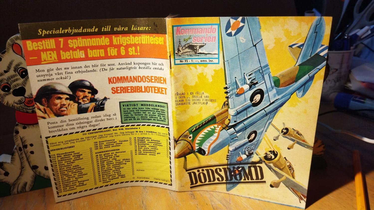 Kommandoserien nr 93 Dödsdömd... | Köp från Vinylcomics på Tradera ...