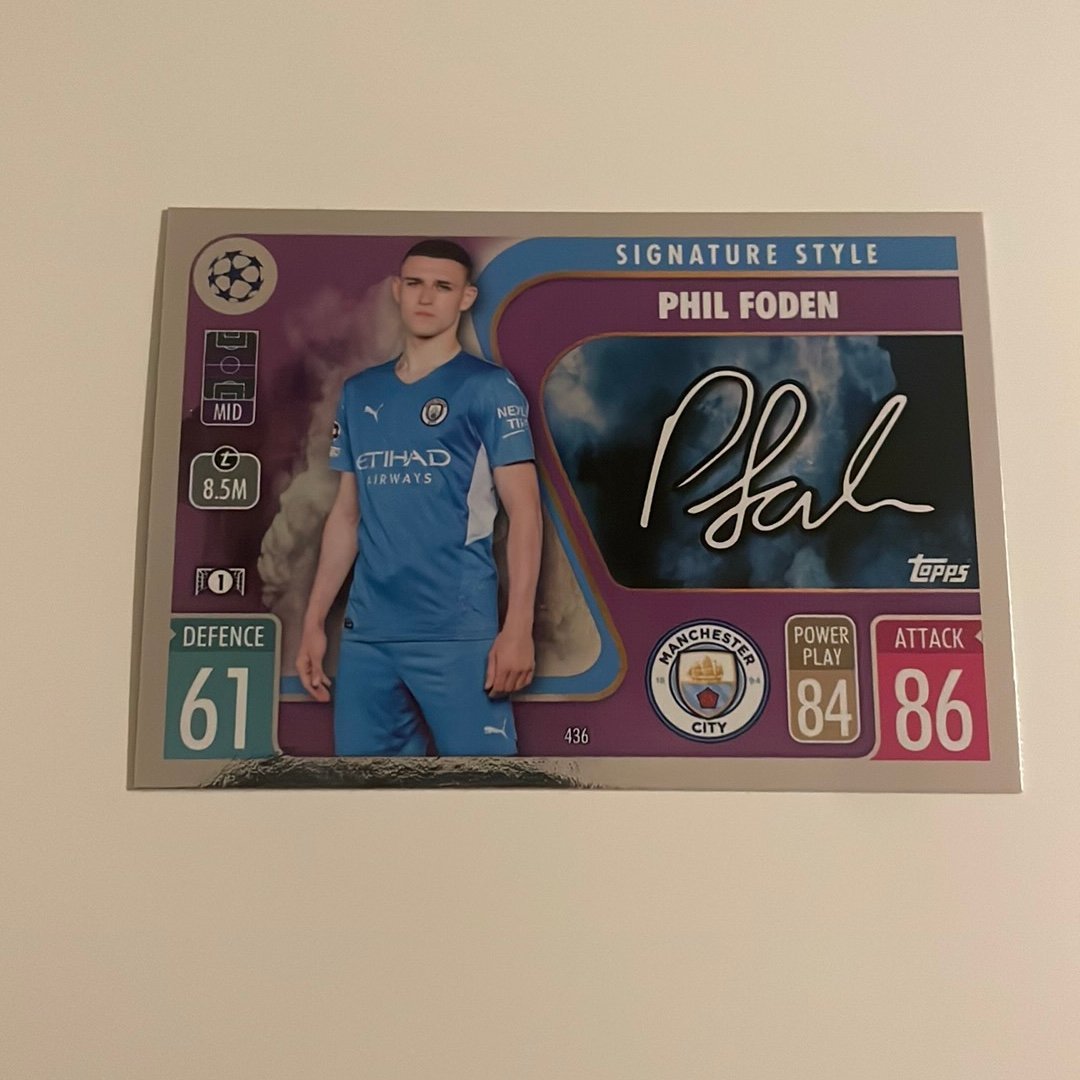Se produkter som liknar Phil Foden Signature Style To.. på Tradera ...