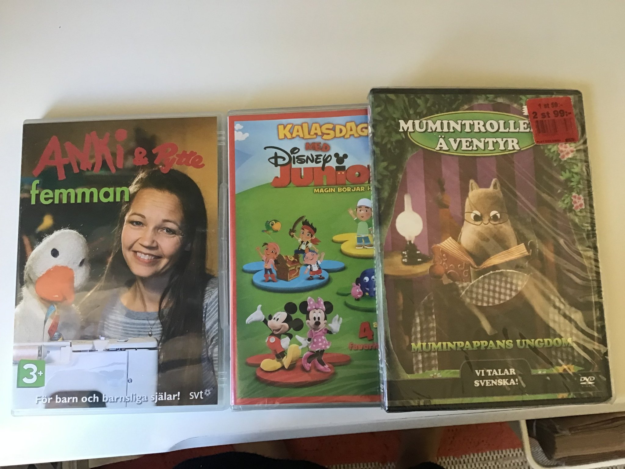 DVD - Anki och Pytte, Mumintrollen samt Disney | Köp på Tradera (587531675)