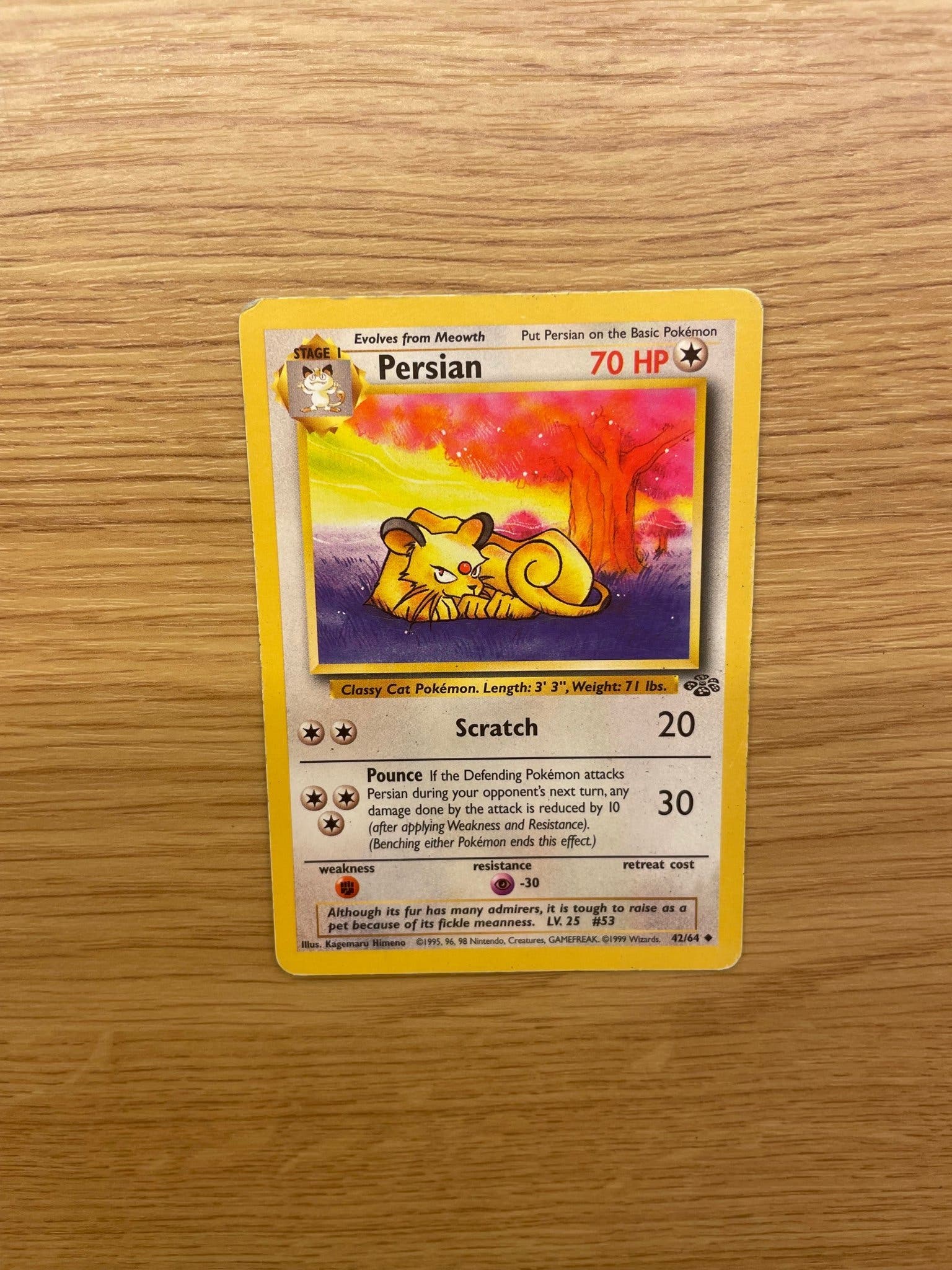 Persian 42/64 Jungle - Pokémonkort | Köp på Tradera (710889163)