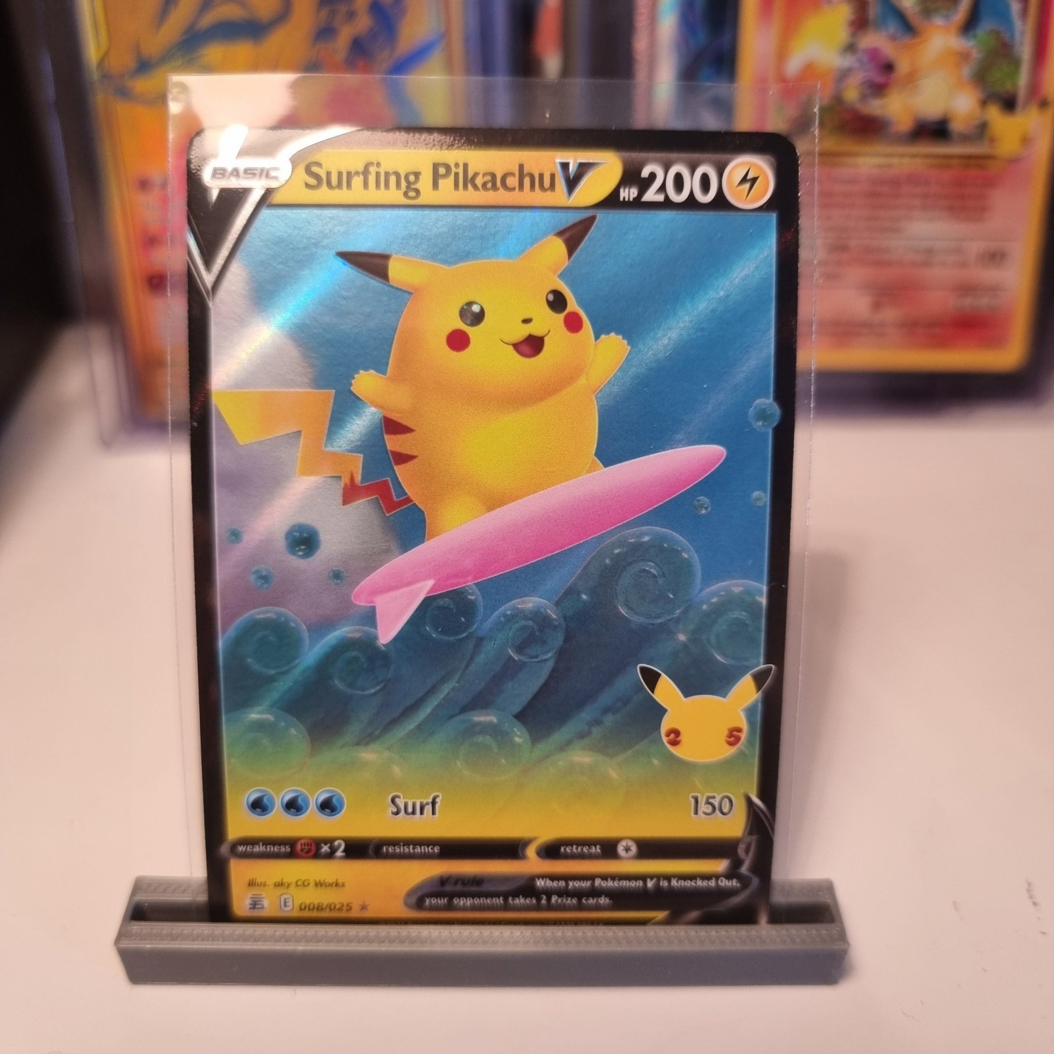 Surfing Pikachu V 08/25 från Celebrations - Po.. | Köp på Tradera ...