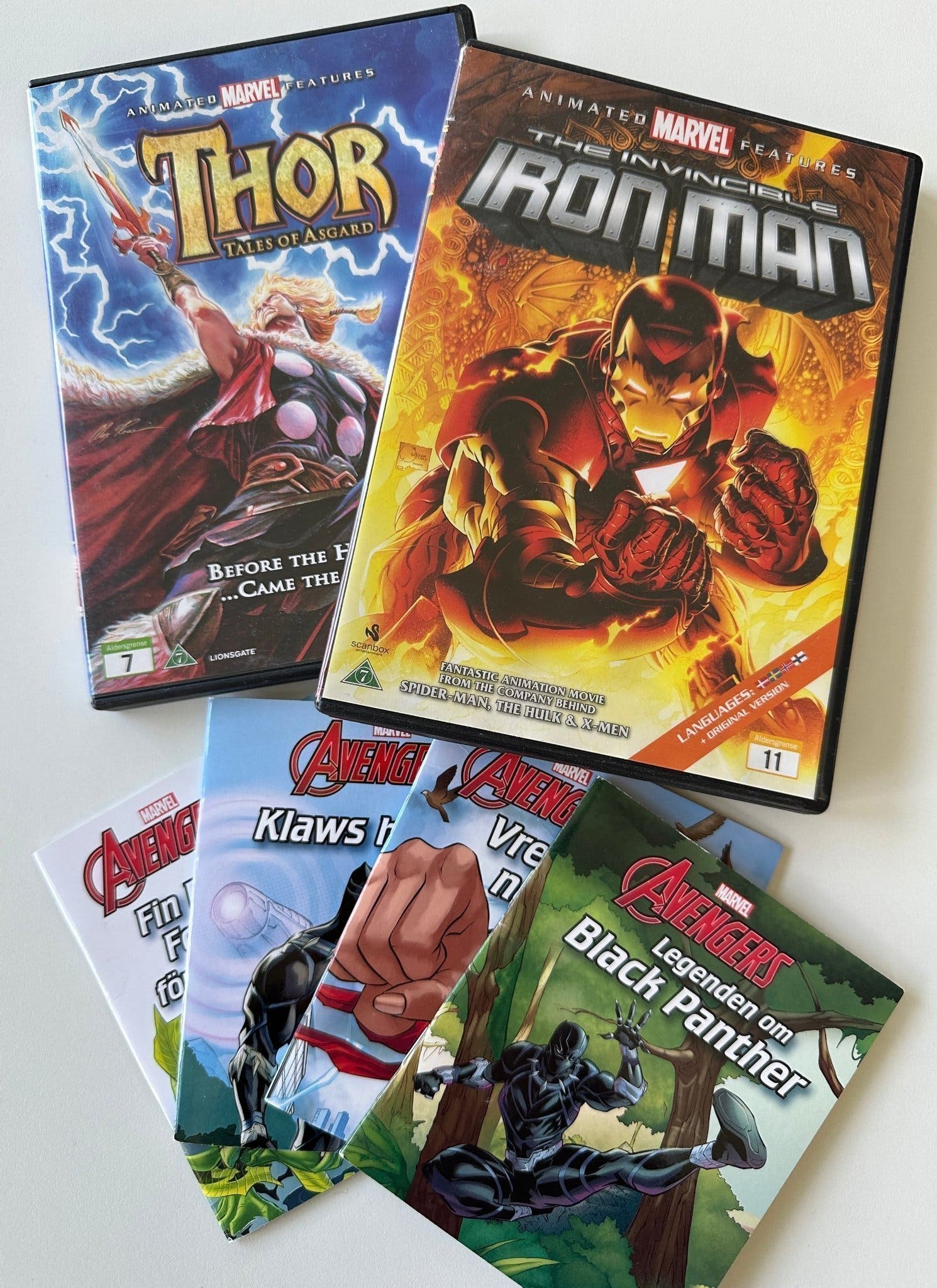 4 Marvel Avengers pixi böcker (fast större) + 2.. | Köp på Tradera ...