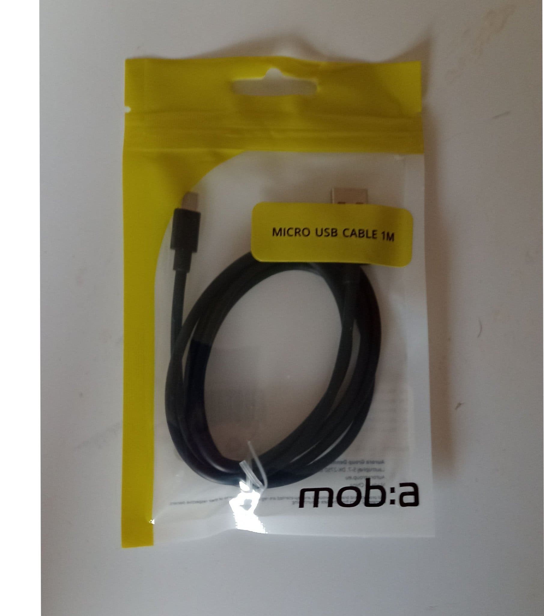 Micro USB-kabel 1m. mob:a | Köp på Tradera (668430115)