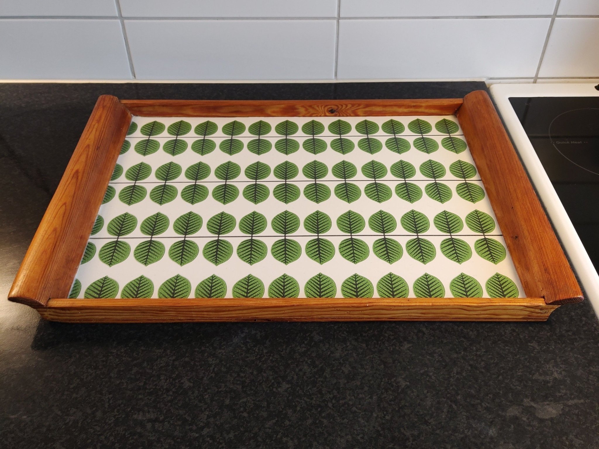 Bricka Serveringsbricka Träbricka Stig Lindberg Berså Retro 50-tal ...