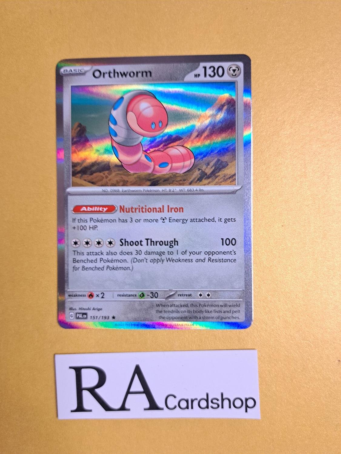 Orthworm Rare Holo 151/193 Pald.. | Köp från RaCardShop på Tradera ...