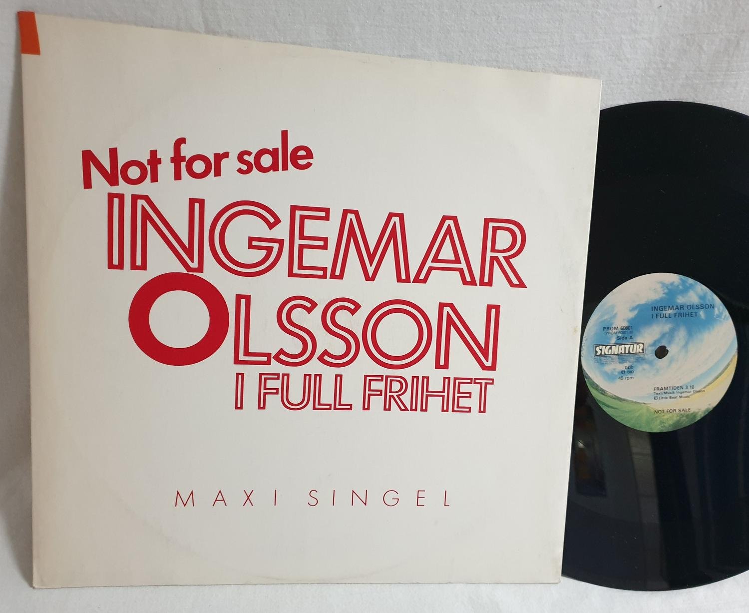 Ingemar Olsson - I full frihet (maxi) 1983 ovan.. | Köp på Tradera ...