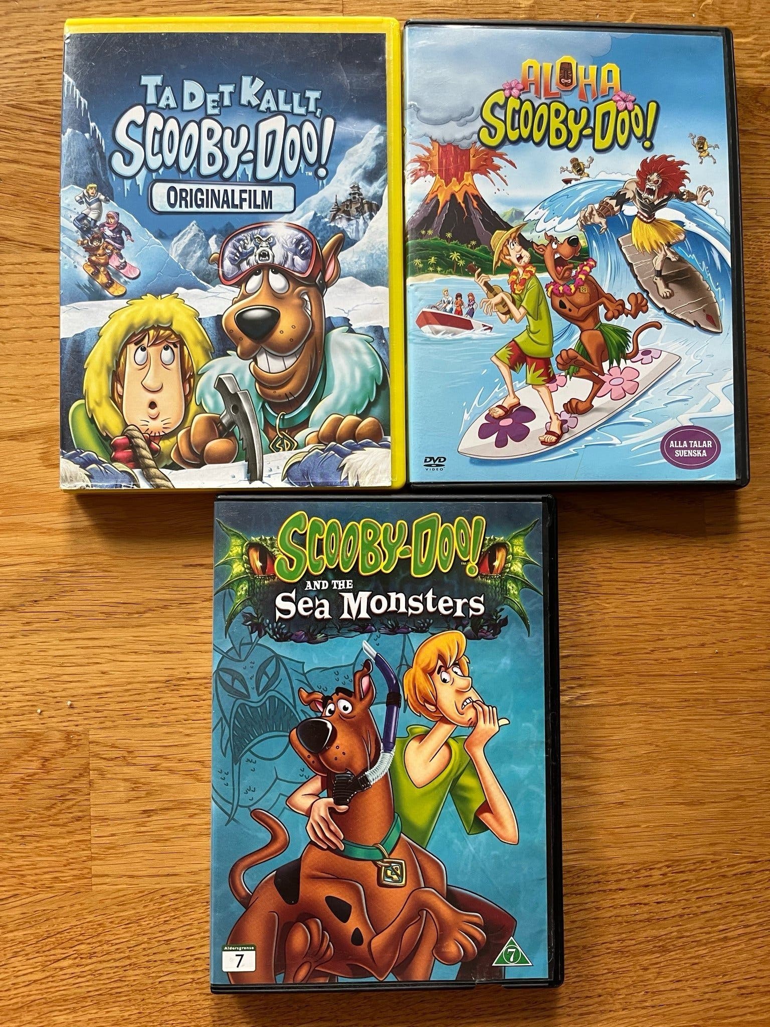 Scooby-Doo DVD-filmer (3 st) | Köp på Tradera (636673323)