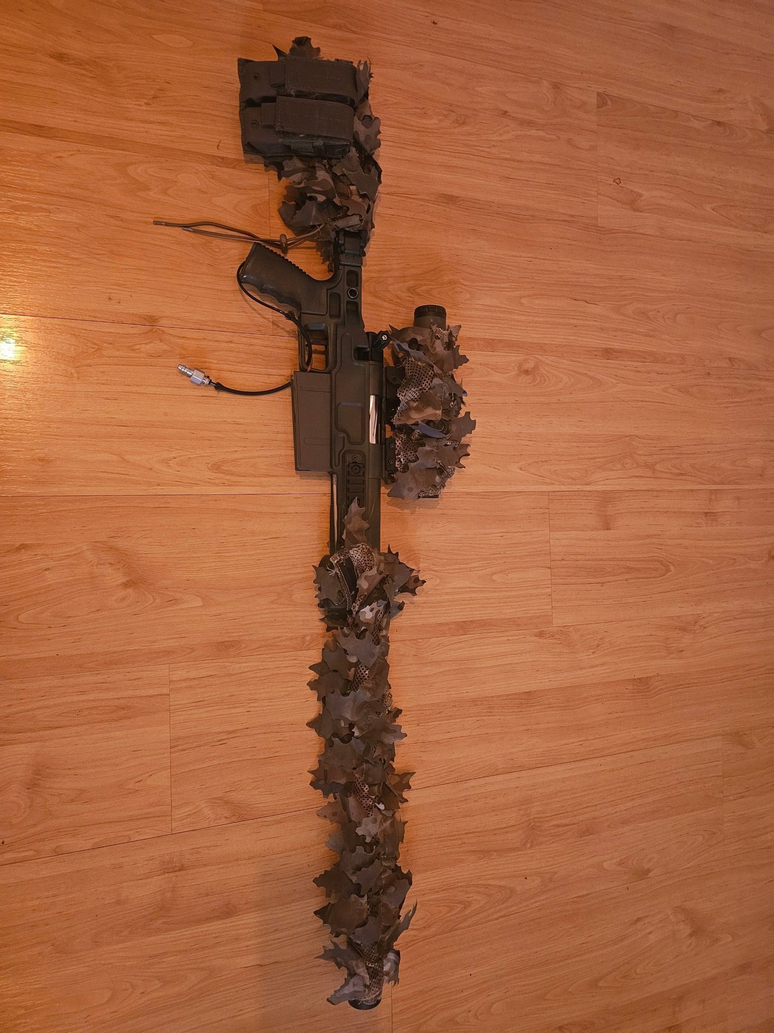 Airsoft ssg10 a3 komplett med reg, slang, tank | Köp på Tradera (713885308)