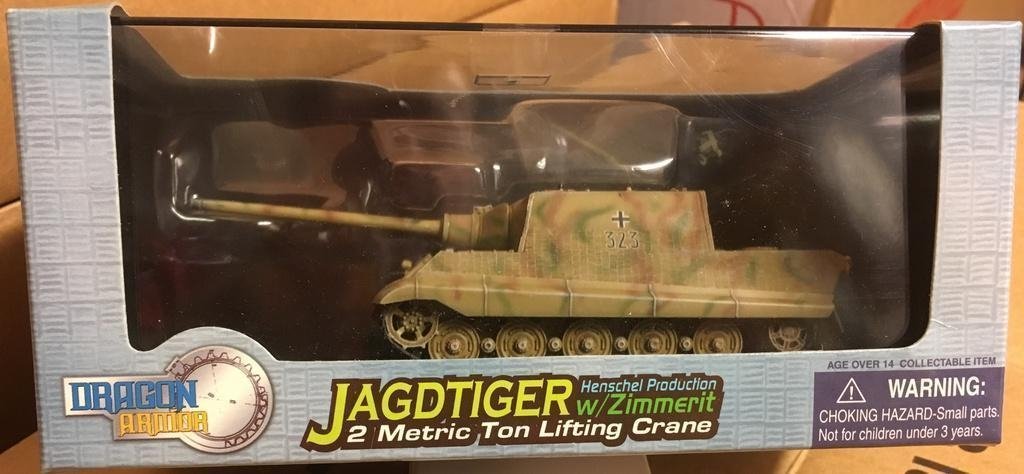 JAGDTIGER WITH CRANE 1/72 Dragon Armor 60267 | Köp på Tradera (679007658)