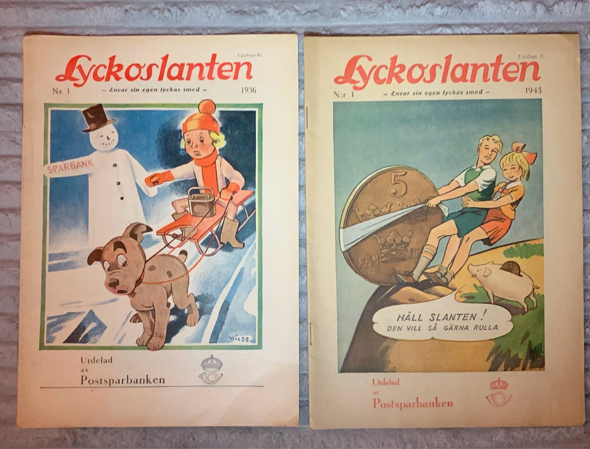Se produkter som liknar Lyckoslanten Nr 1, 1936 & Nr .. på Tradera ...