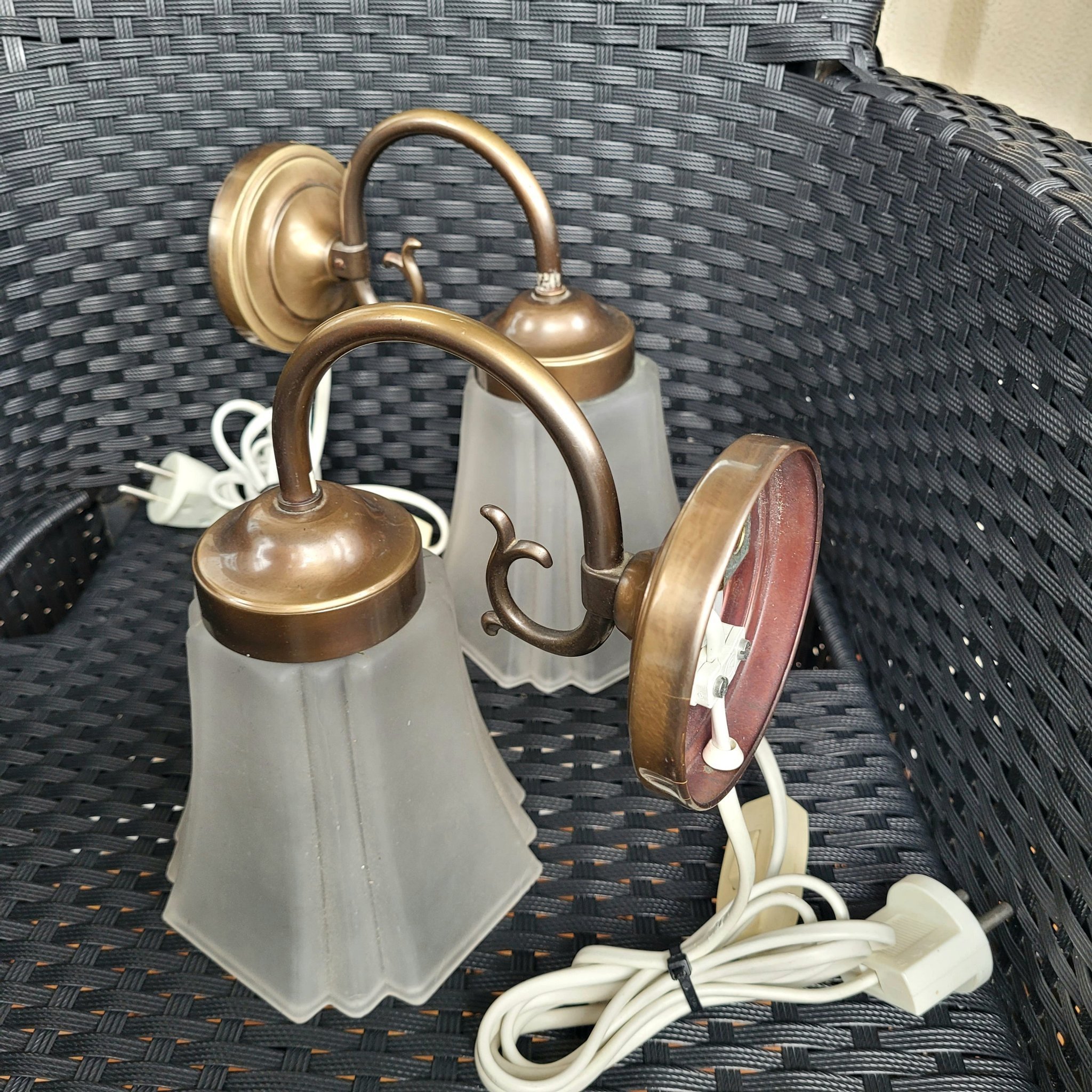 2 Vackra Art Deco Lampor Vägglamplor Gamla stan.. | Köp på Tradera ...