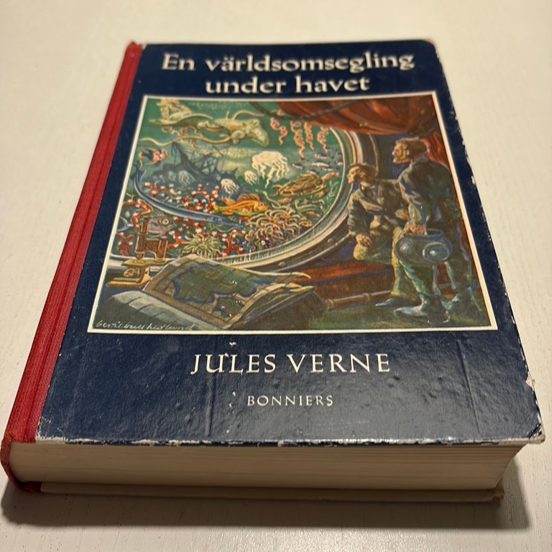 En Världsomsegling Under Havet, Jules Verne, 1957 | Köp på Tradera ...