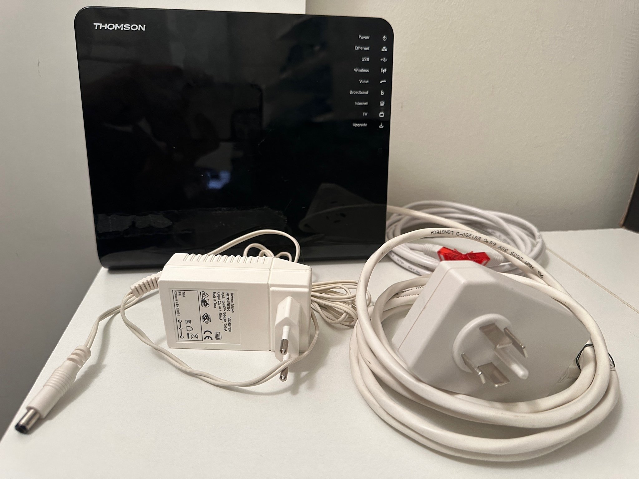 Telias Thomson TG789vn trådlösa WiFi router för.. | Köp på Tradera ...