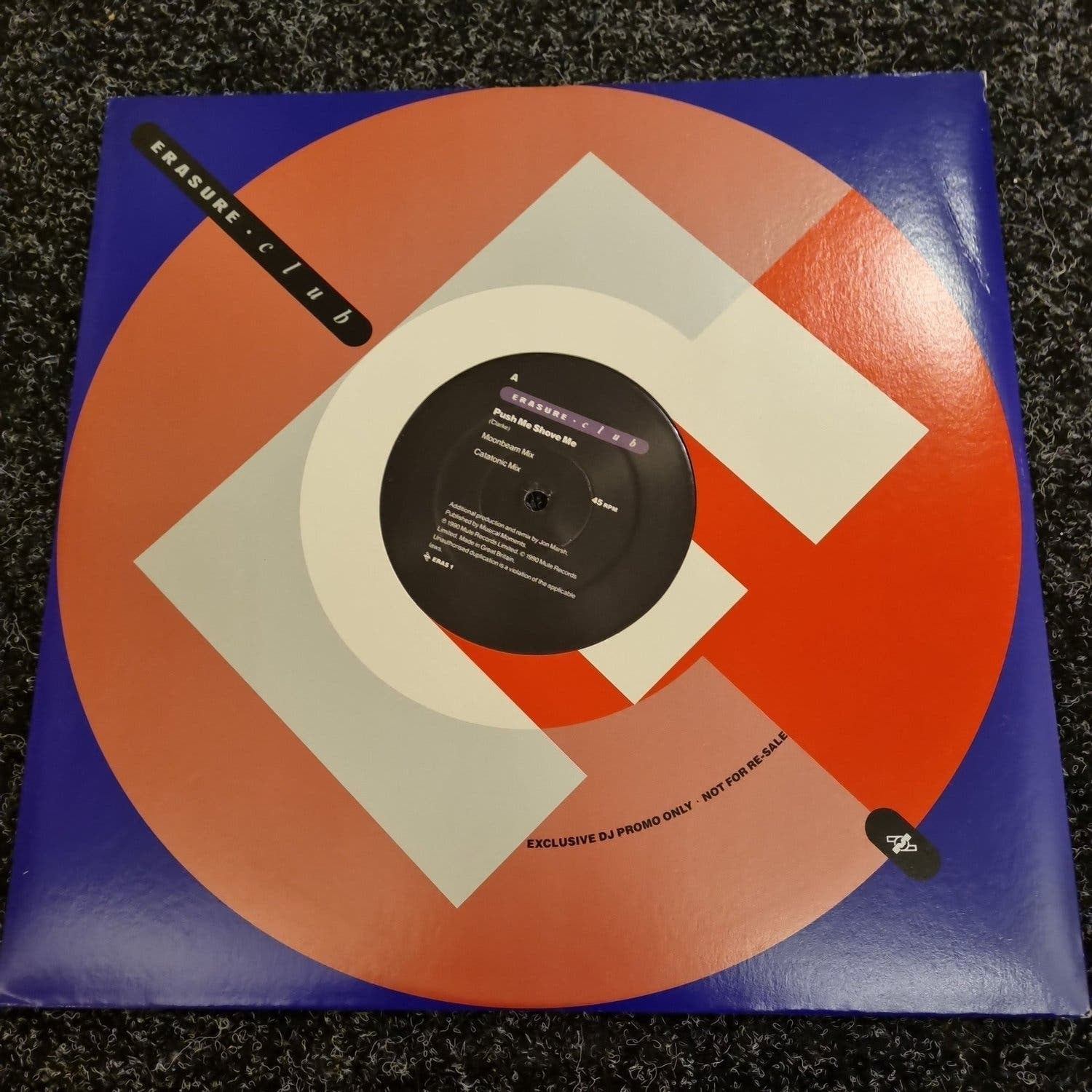 Erasure - Push Me Shove Me UK Promo 12"Vinyl | Köp på Tradera (693253182)