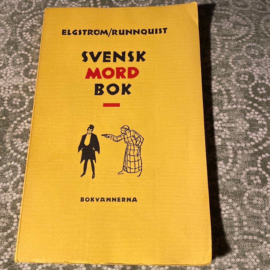 Svensk mordbok, en fackbok om den svenska detek.. | Köp på Tradera ...