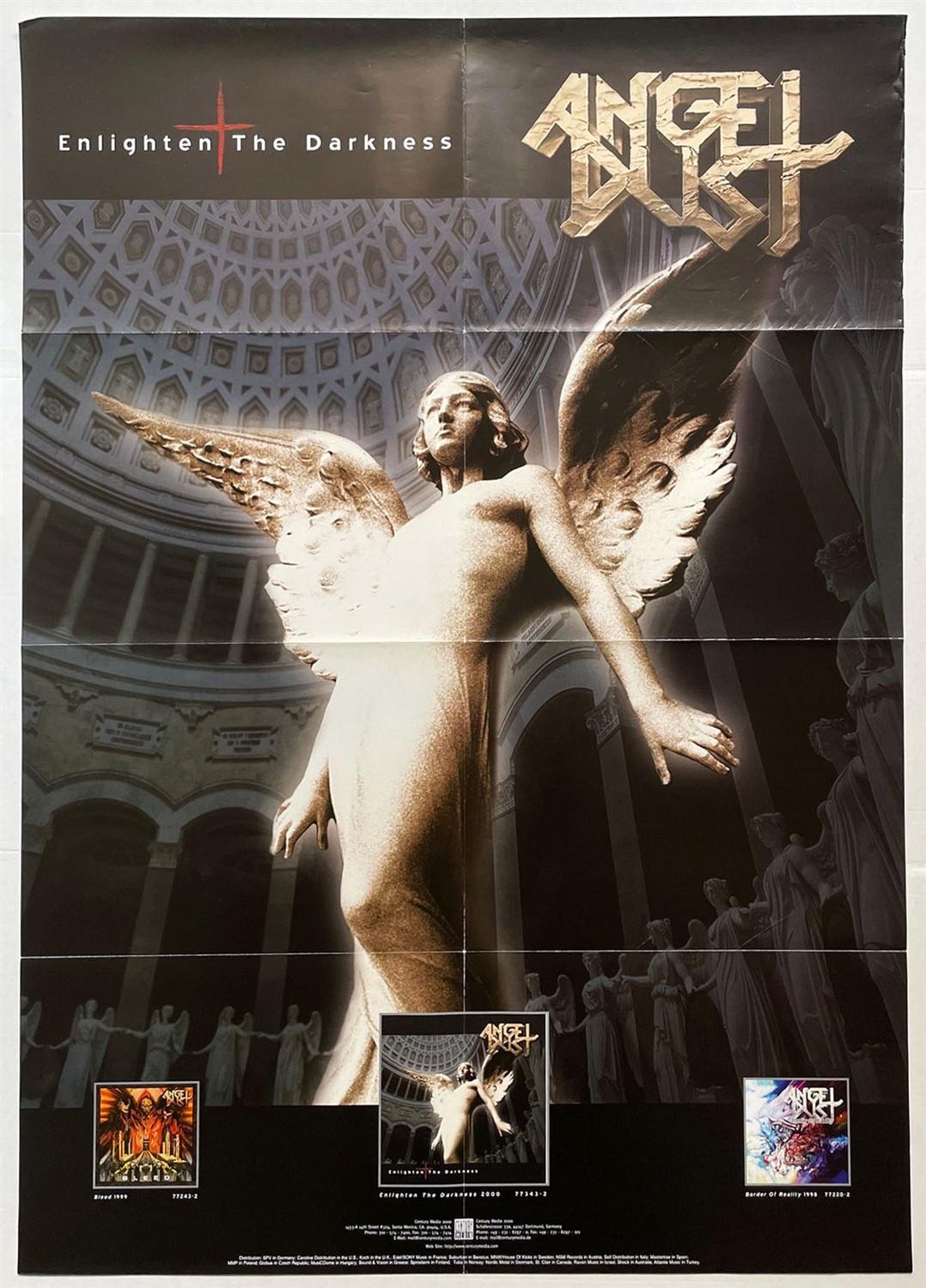 ANGEL DUST 'Enlighten The Darkness' promo poster | Köp på Tradera ...